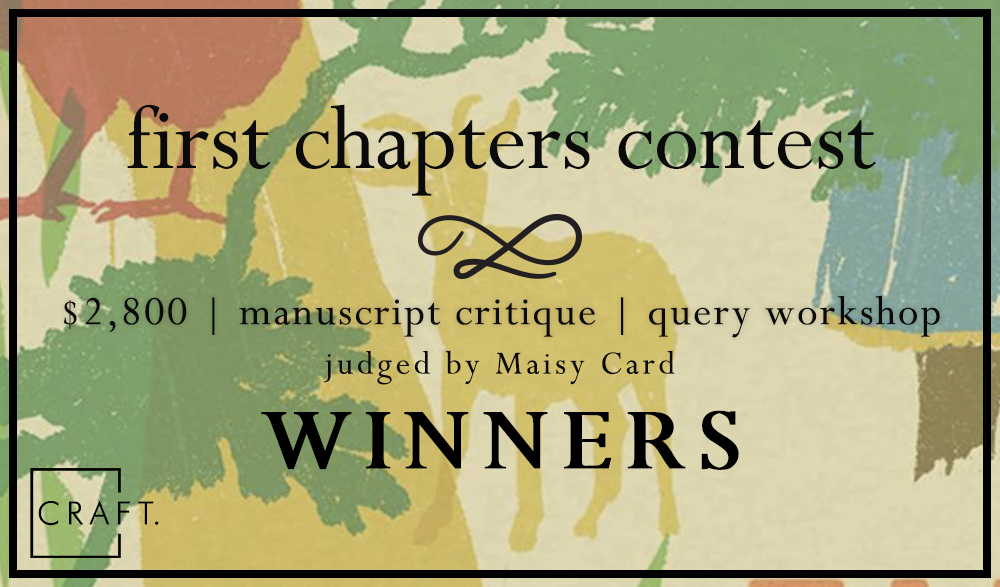 CRAFT First Chapters Contest 2022 - CRAFT CRAFT First Chapters Contest 2022 - CRAFT